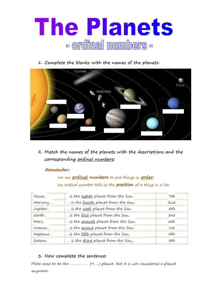 the-planets-ordinal-numbers_87357 | PDF
