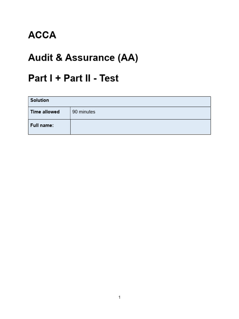 Kingfisher Co Audit Governance Test | PDF | Audit | Intangible Asset