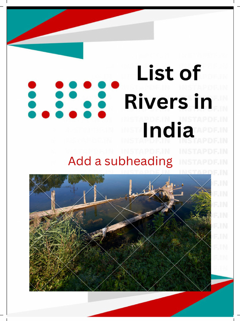List-of-Rivers-in-India | PDF