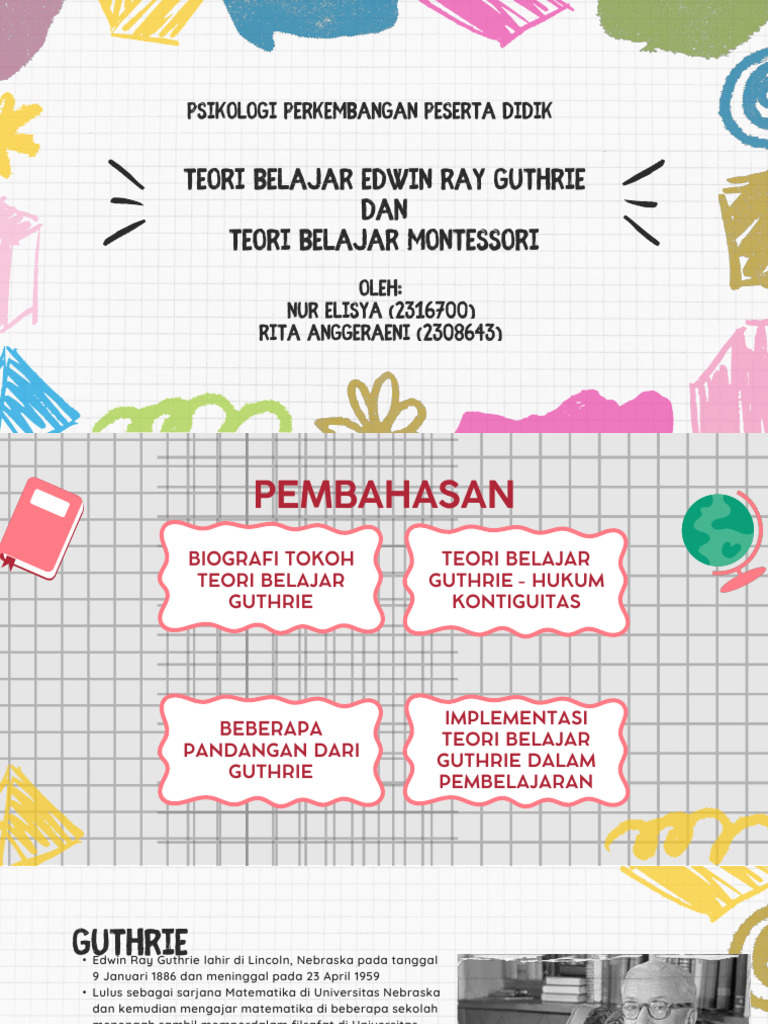 Teori Pembelajaran Edwin Ray Guthrie | PDF