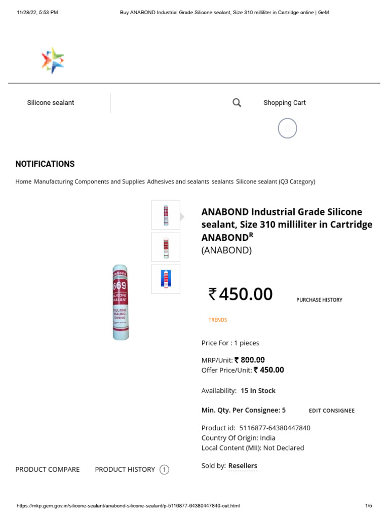 ANABOND Silicone Sealant Overview | PDF | Silicone | Materials