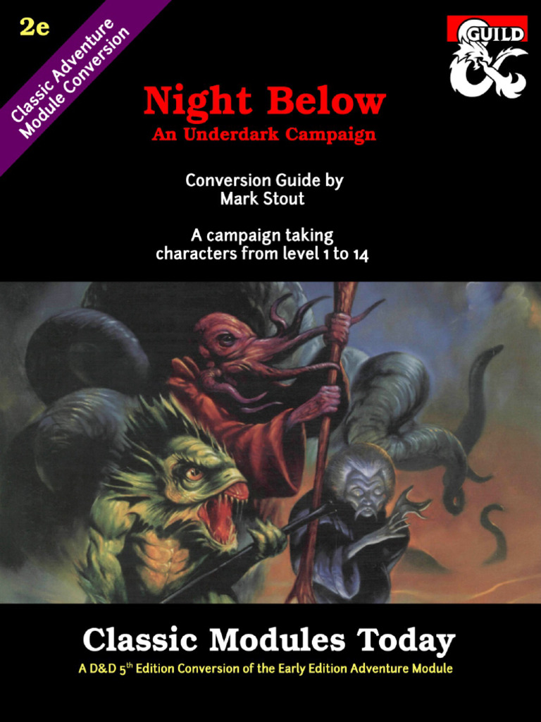 Night Below 5e conversion | PDF | Dungeons & Dragons | Forgotten Realms