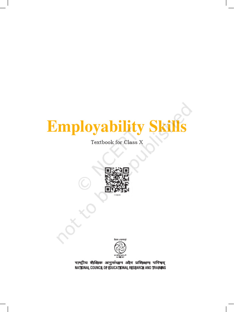 Employability Skills English Class 10 | PDF | Communication | Nonverbal ...