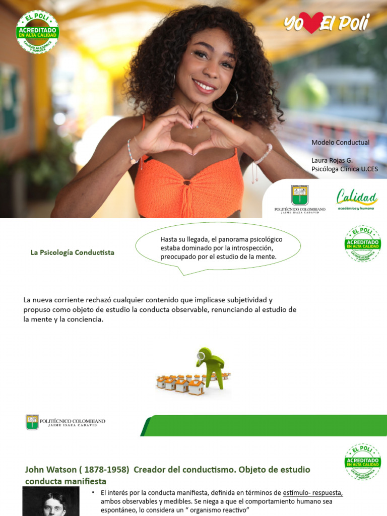 Modelo Conductual | PDF | Behaviorismo | Sicología