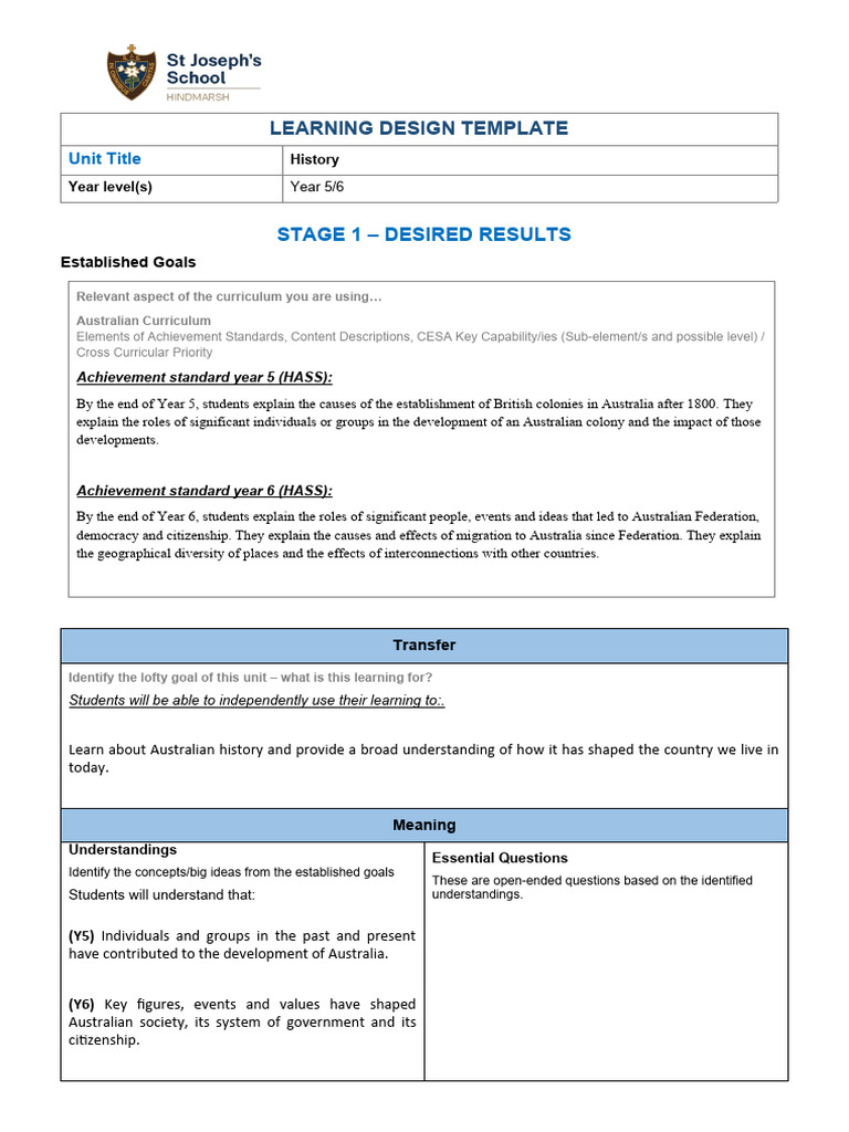 HASS t2 | PDF | Learning | Narration