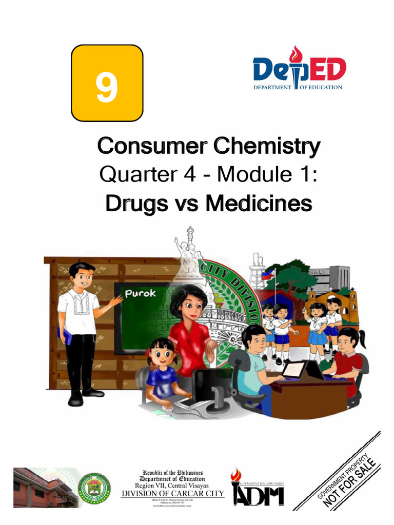 Consumer Chemistry Q4 Module 1 Student Edition | PDF | Drugs | Medicine