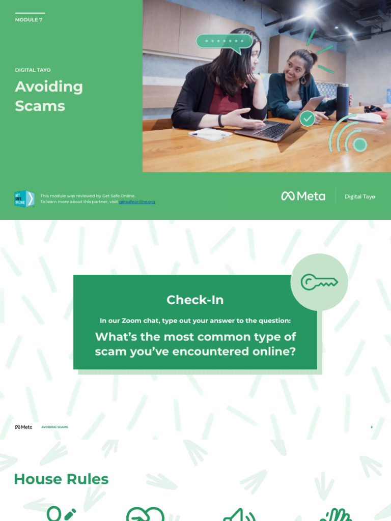 Module 7 Avoiding Scams | PDF | Phishing | Antivirus Software