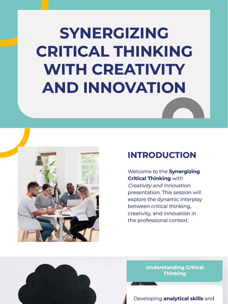 Slidesgo Synergizing Critical Thinking With Creativity and Innovation 20240425042943dlwP | PDF ...