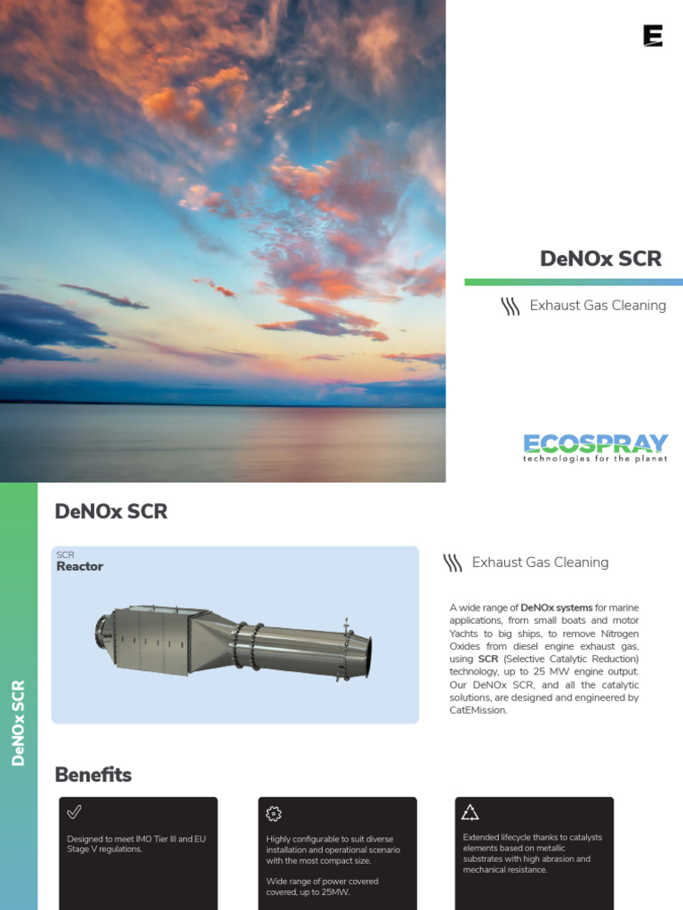 Marine DeNOx SCR Systems for NOx Control | PDF | Air Pollution ...