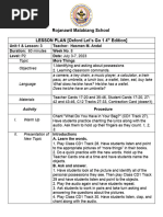 English Grade 4 Matatag Detailed Lesson Plan | PDF