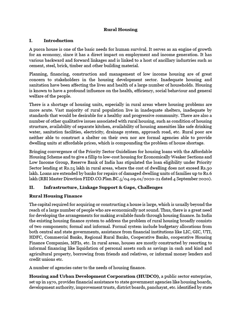 Housing Pdf Housing Mortgages