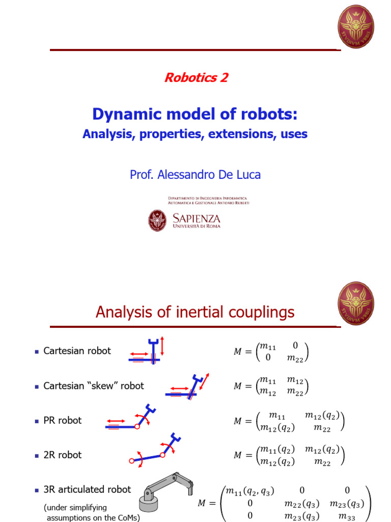 05 LagrangianDynamics 3 | PDF | Kinematics | Equations