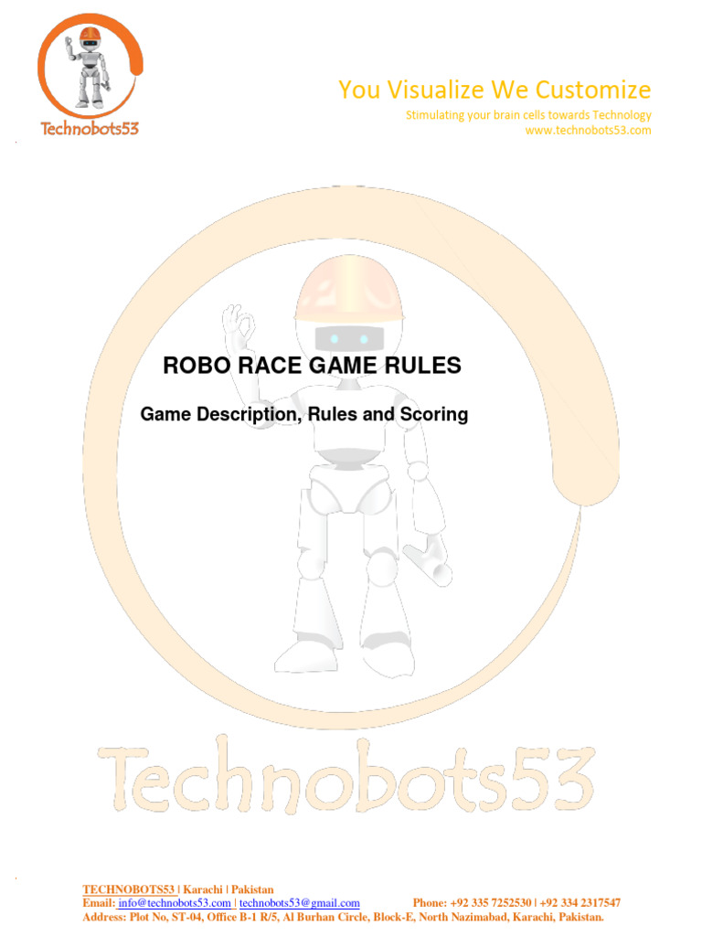 Robo Race Game Rules and Specs | PDF