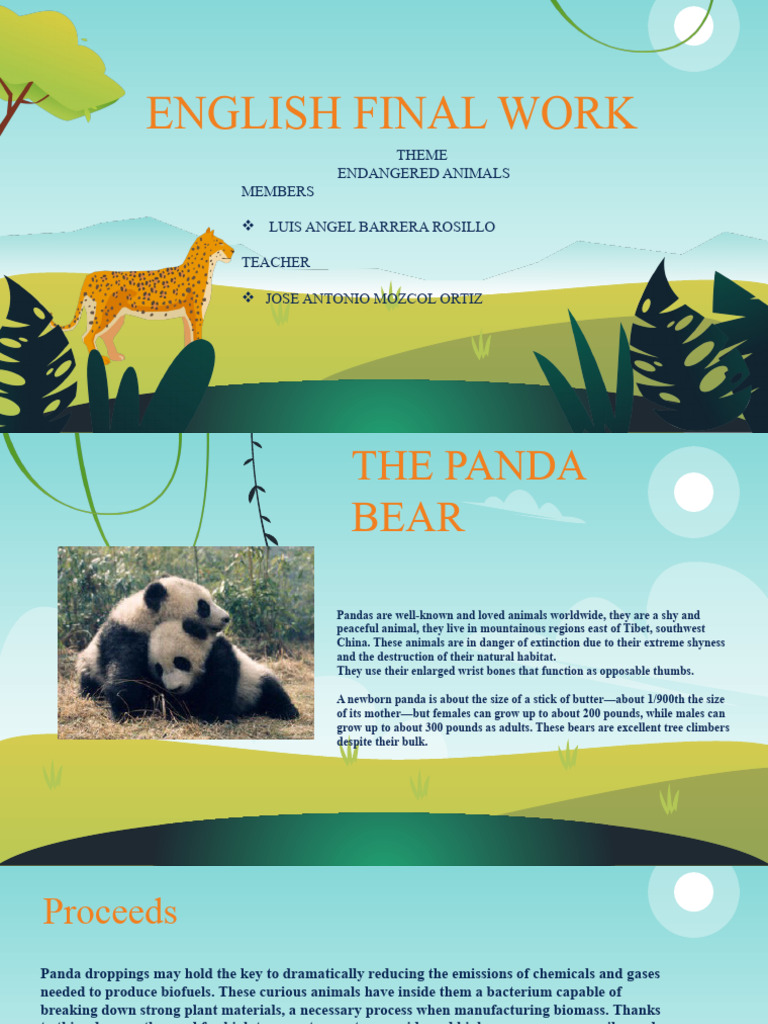 Panda Conservation Challenges | PDF