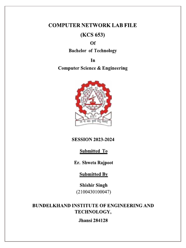 CN Lab Shishir | PDF