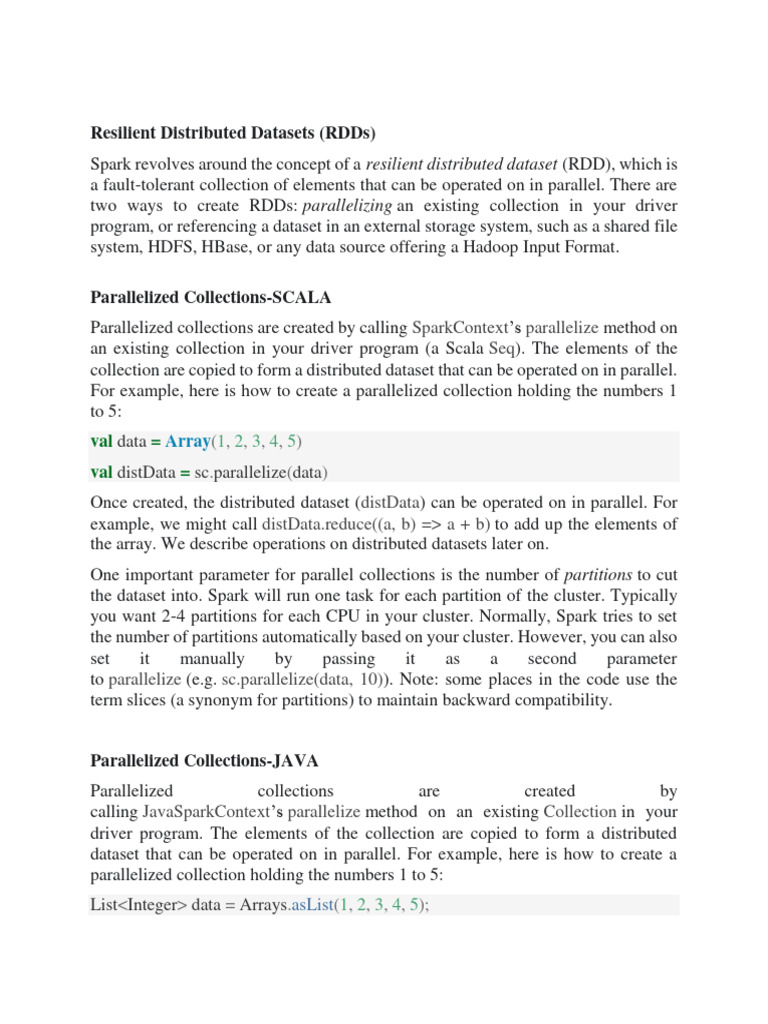 Function Spark | Download Free PDF | Apache Spark | Apache Hadoop