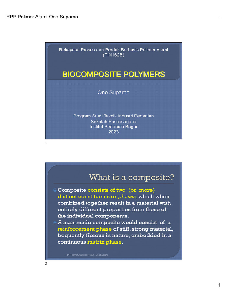 4-Biocomposite Polymers2 | PDF | Composite Material | Fibers