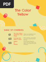 Yellow | PDF | Yellow | Color