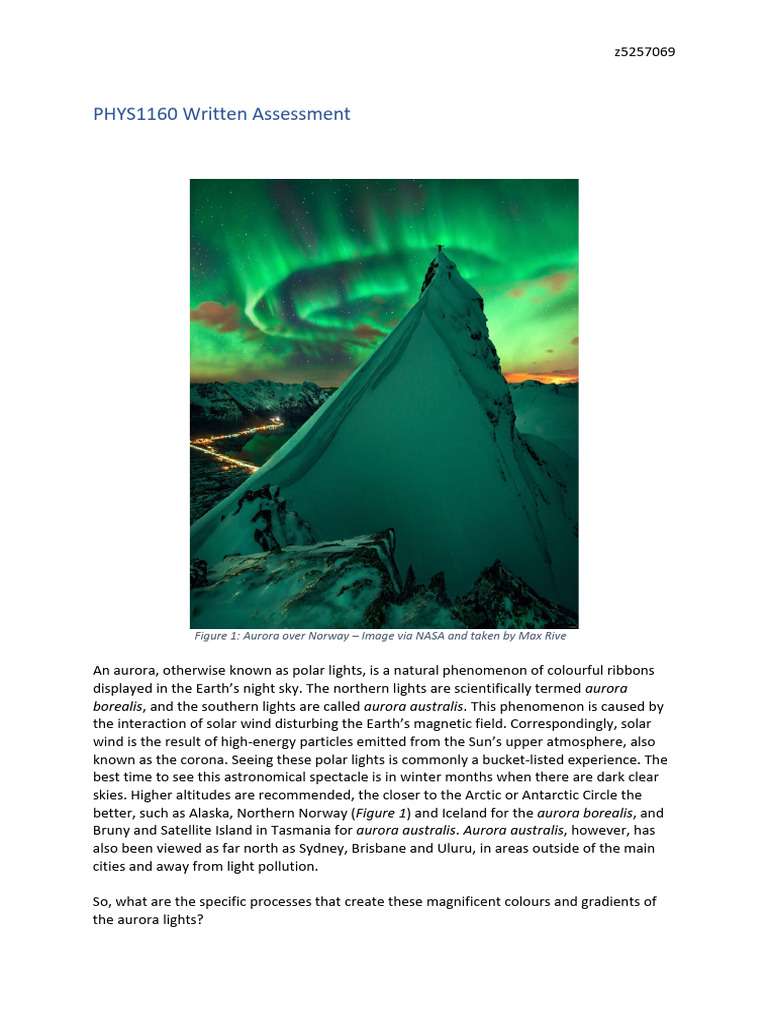 Example 5 | PDF | Aurora | Atmosphere