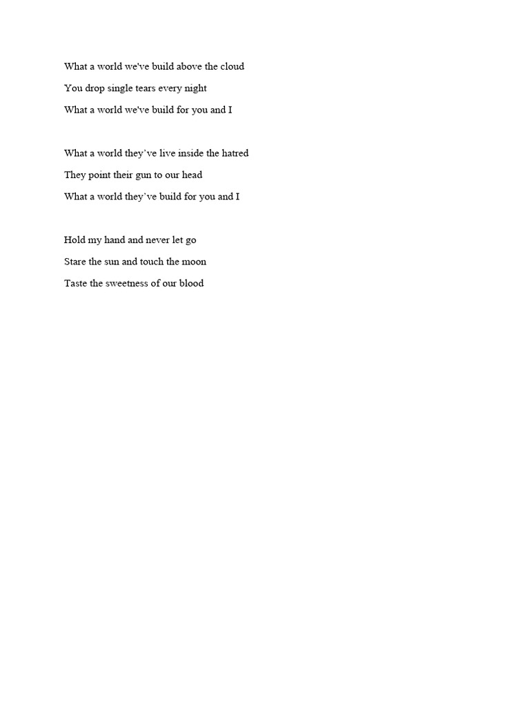 What A World | PDF