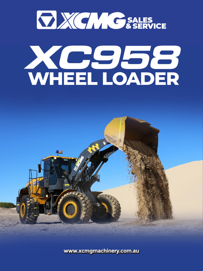 XCMG SS XC958 Wheel Loader Email | PDF | Truck | Tire