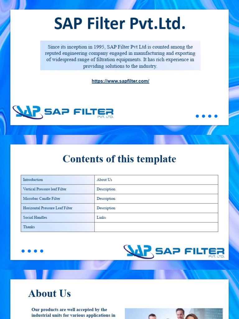 Vertical Pressure Leaf Filter | PDF