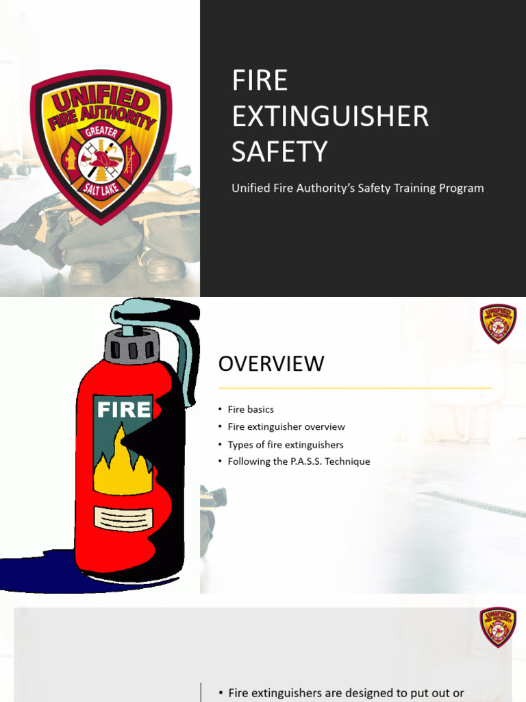 Fire Extinguisher Safety PPT - Light | PDF | Fires | Materials