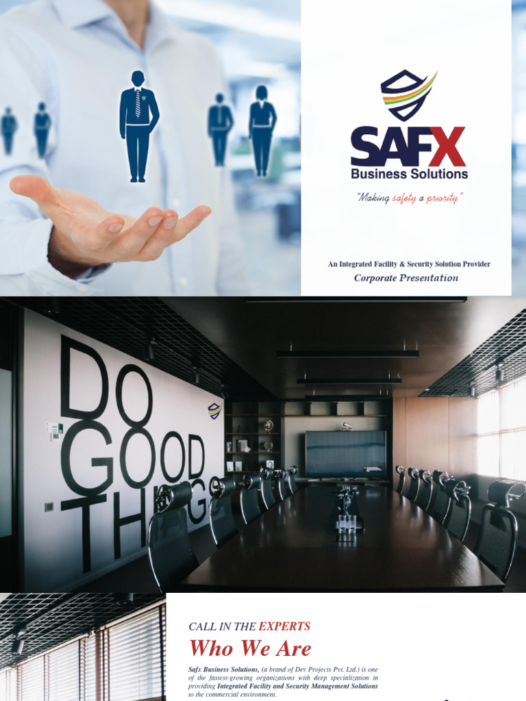Corporate Profile - Safx Business Solutions | PDF | Employment | Business
