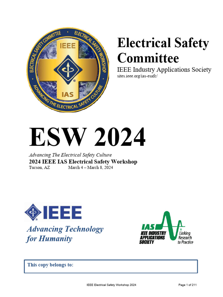 2024 ESW Book Draft FINAL20240228 SM | PDF | Occupational Safety And ...