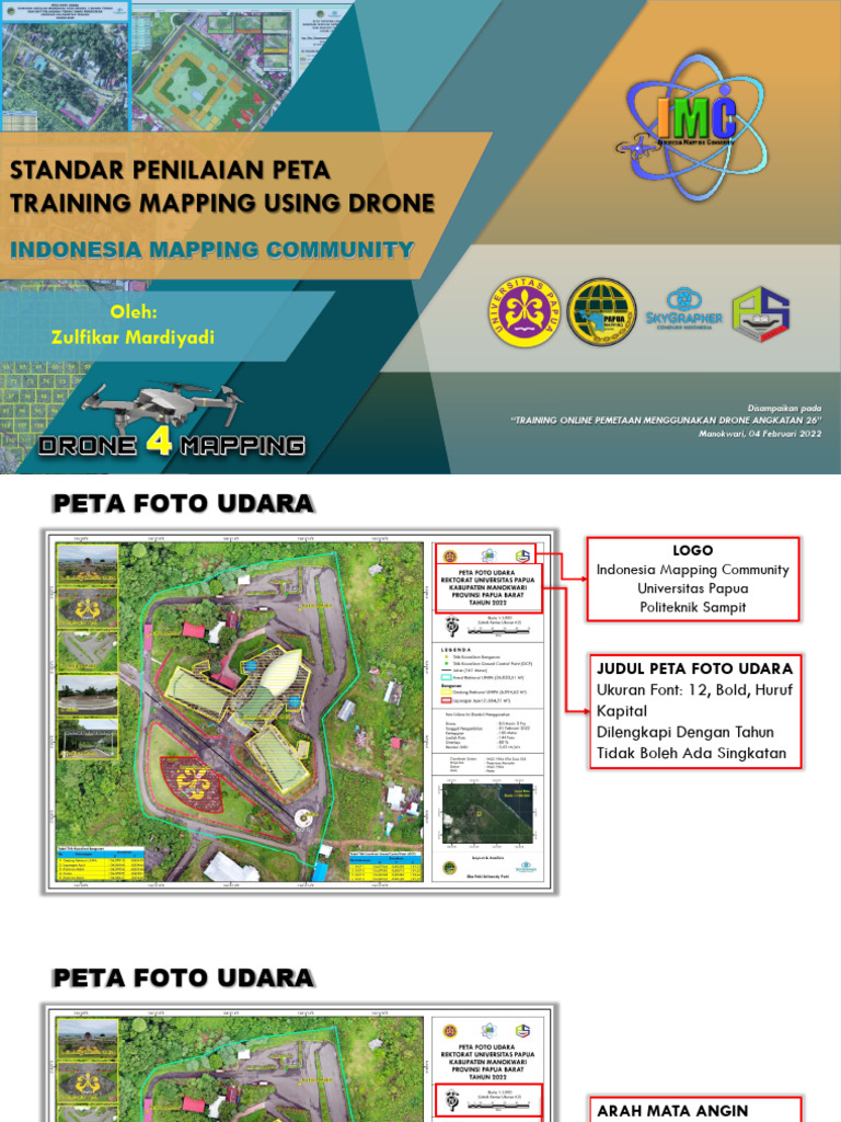 Standar Penilaian Peta Drone Indonesia | PDF