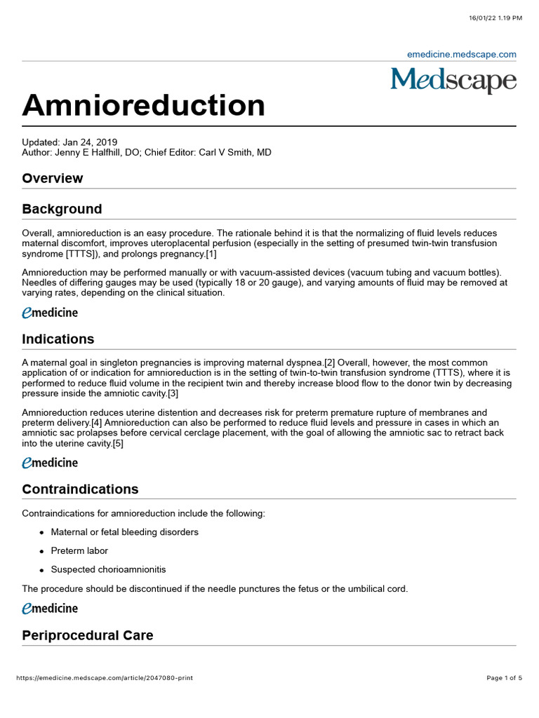 Https:emedicine Medscape Com:article:2047080-Print | PDF | Health Care ...