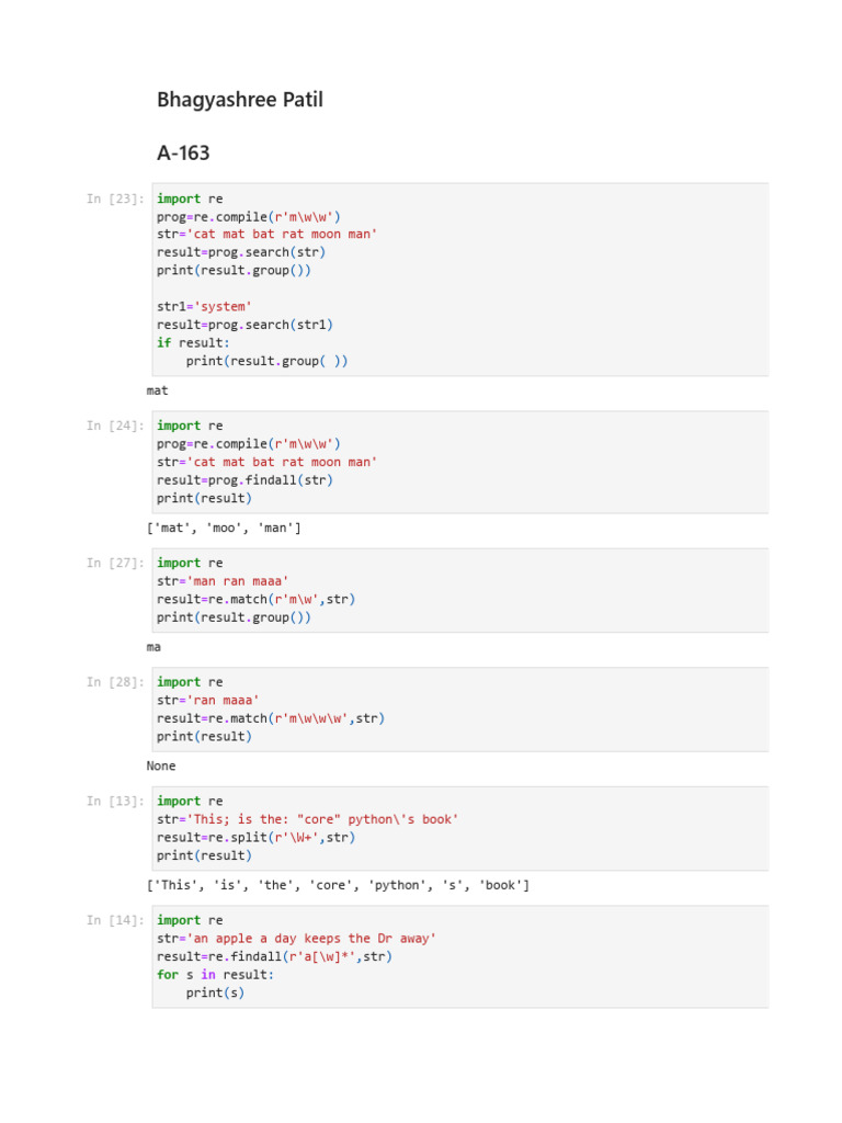 Python Regex and SQLite Tutorial | PDF | Computing | Computer Programming
