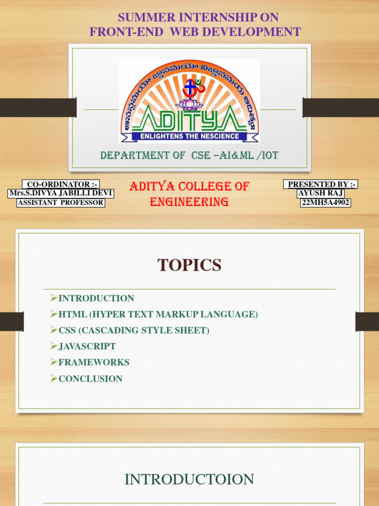 Ayush Raj 2 | PDF | Html Element | World Wide Web