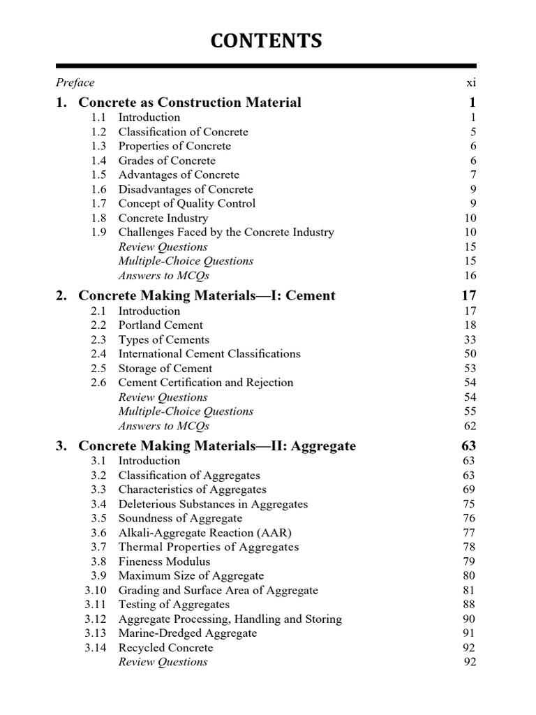 Concrete Materials | PDF | Concrete | Construction Aggregate