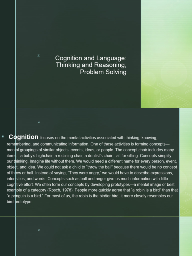 Lecture 12 | PDF | Thought | Reason