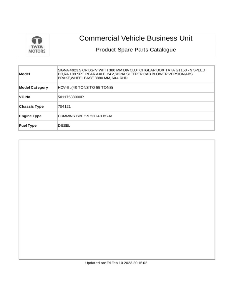 Signa 4923 Trailer Part Catalouge | PDF | Vehicle Technology | Vehicles