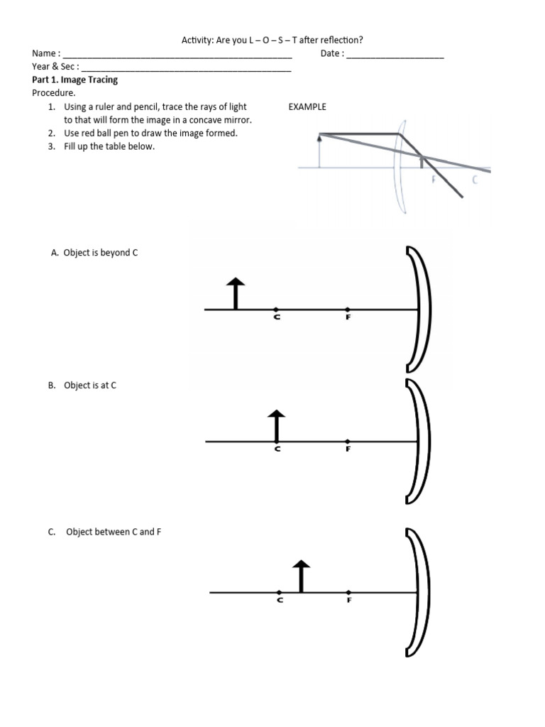 Curved-Mirrors Physics | Download Free PDF | Mirror | Glass Engineering ...