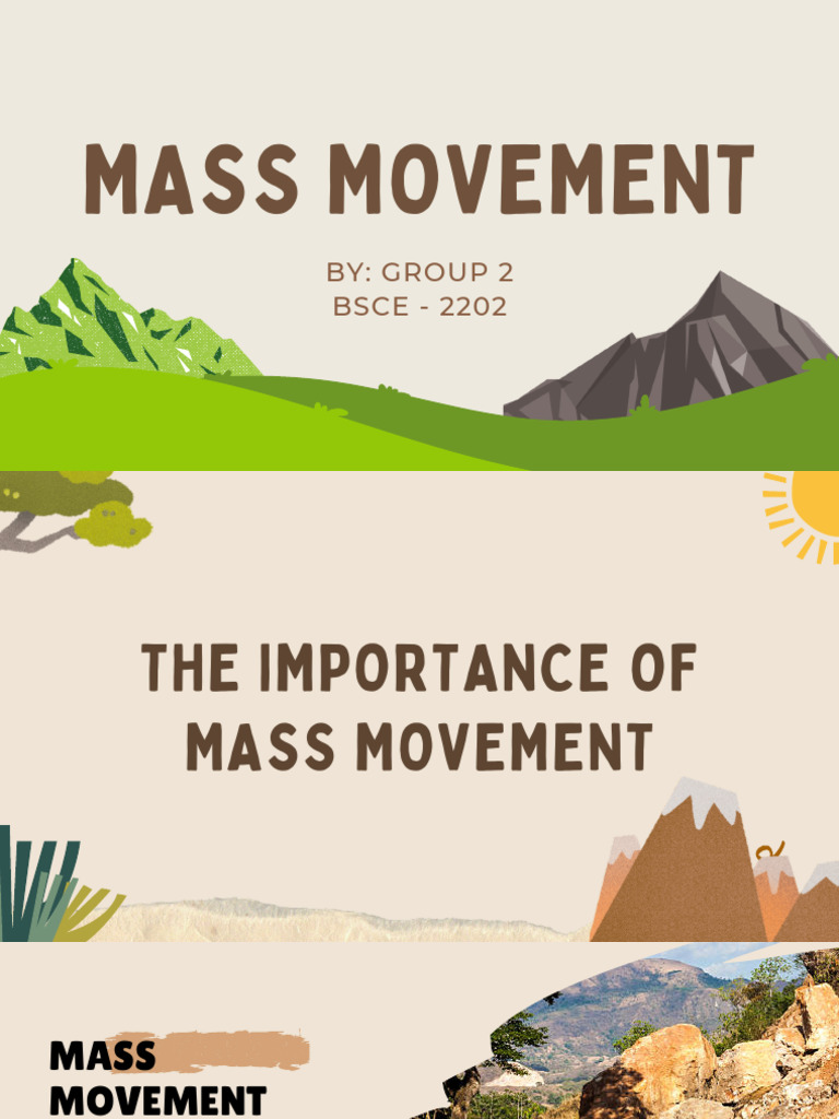 Geologic Hazards: Mass Movement | PDF | Landslide | Natural Materials