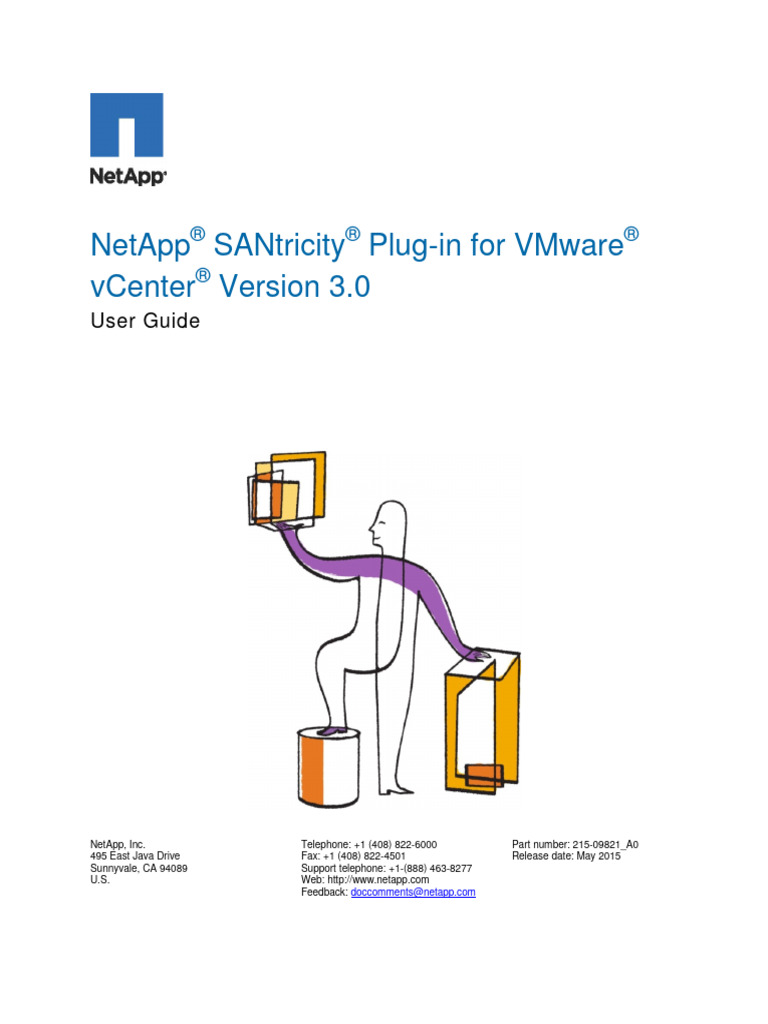 215-09821 - A0 - NetApp SANtricity Plug-In For VMware Vcenter Version 3 ...