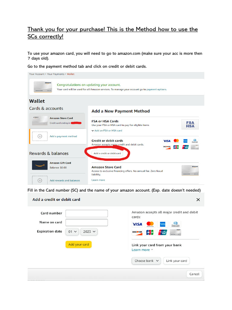 Amazon Method 2 1 | PDF | Banking Technology