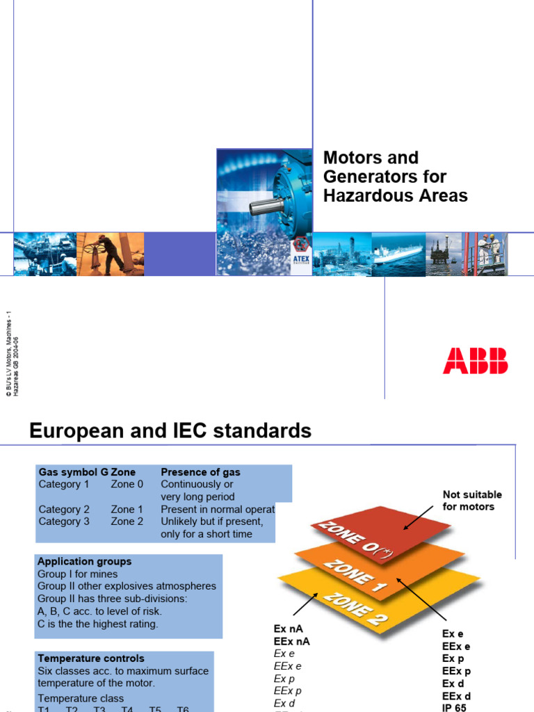 Hazardous Area Motors GB 02-2005 | PDF | Safety | Electrical Engineering