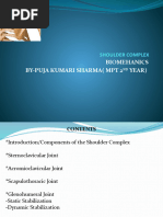 Biomechanics of Shoulder Complex, by Dr. Faryah | PDF | Shoulder ...