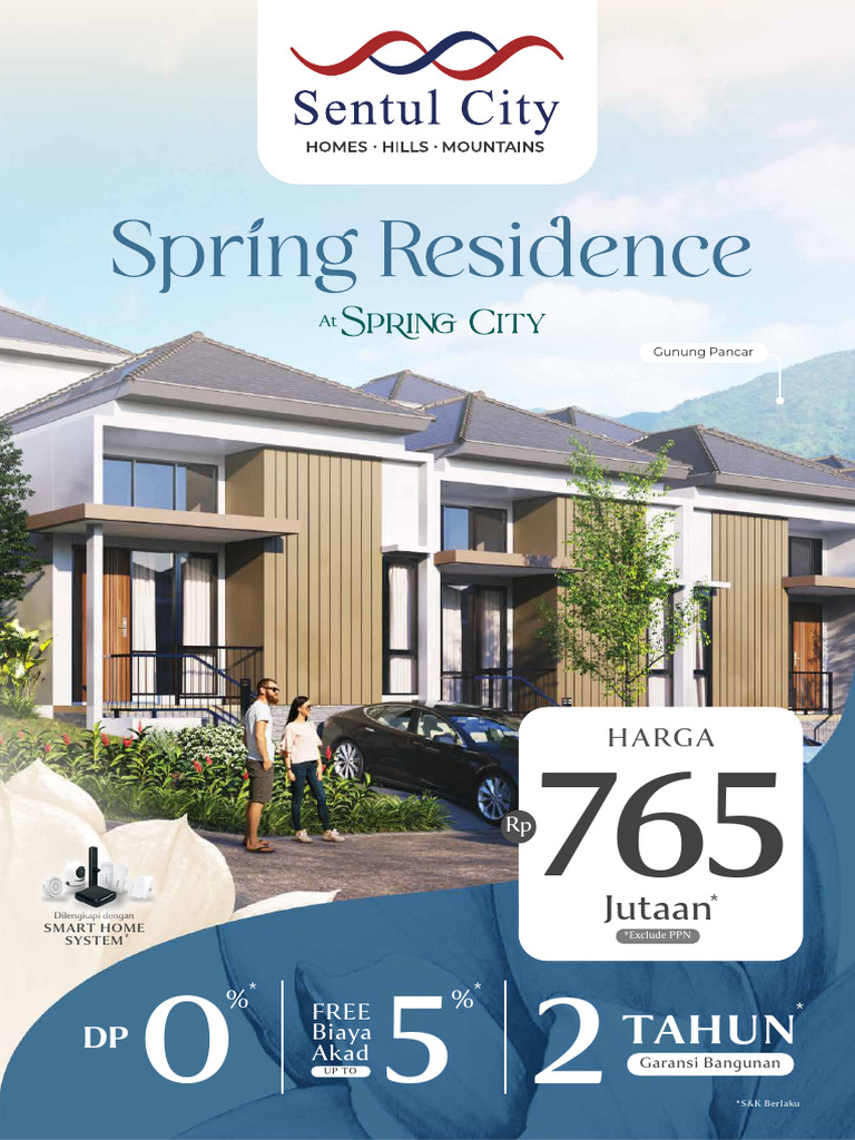 E-Selling Brosur Spring Residence | PDF | Oceanography | Earth Sciences