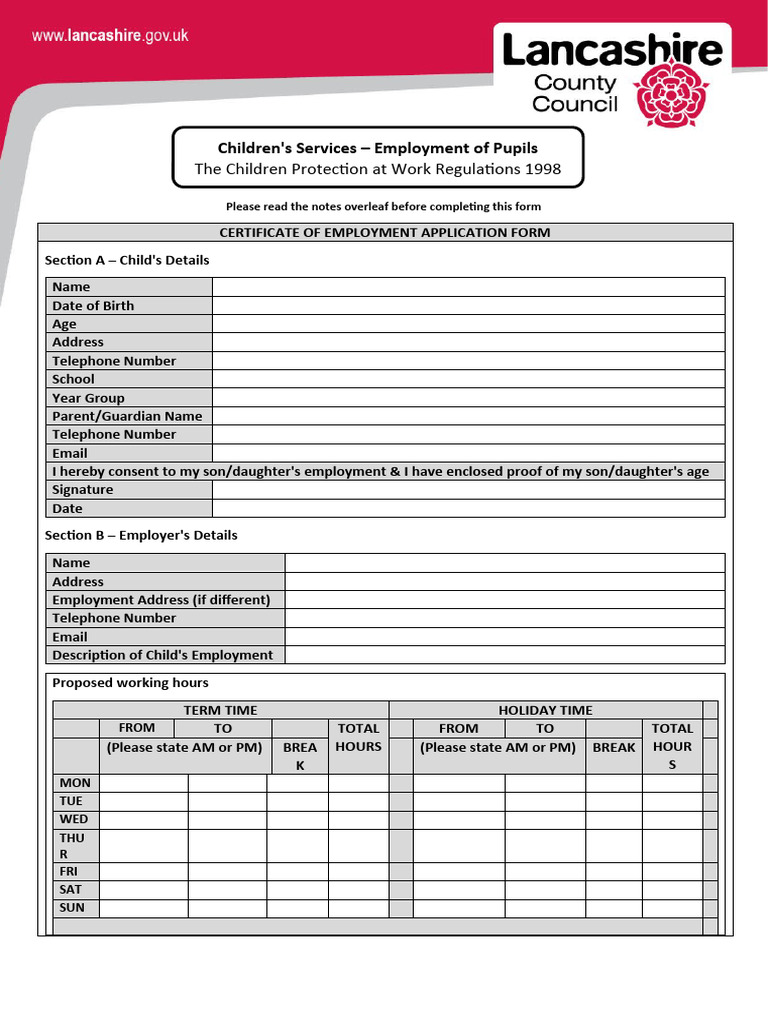 Work Permit Application | PDF