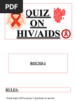 QUIZ On HIV and AIDS 2024 | PDF | Hiv/Aids | Hiv