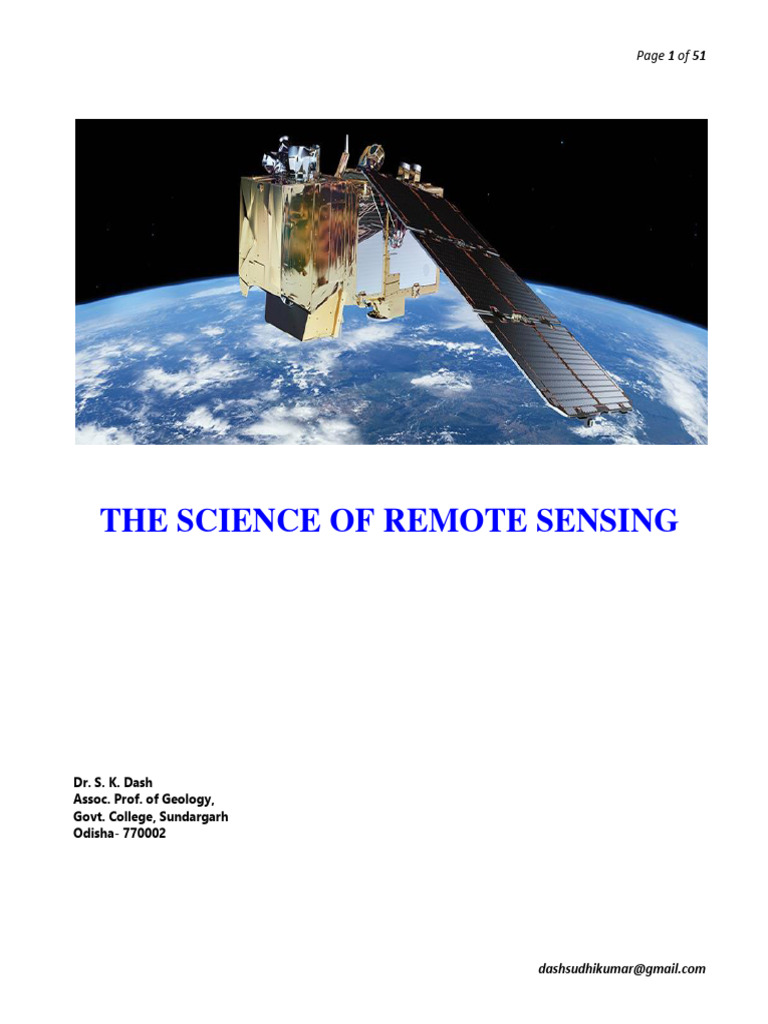 Science of Remote Sensing | PDF | Remote Sensing | Atmosphere Of Earth