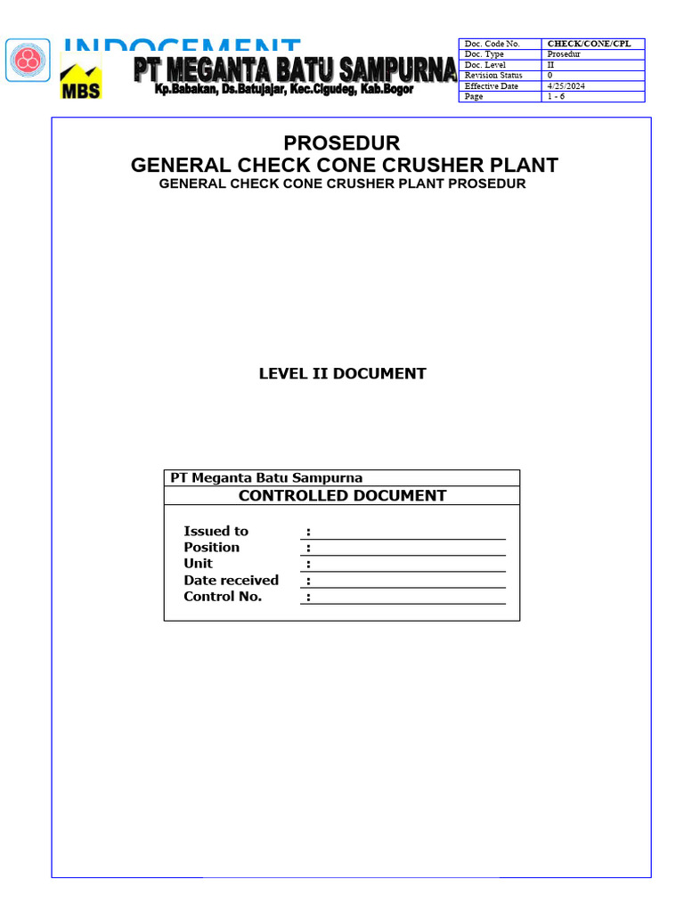 Sop CPL 3 General Check Cone | PDF