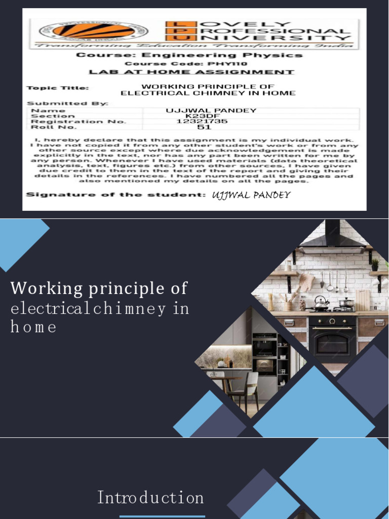 working principle of electrical chimney in home | PDF | Chimney ...