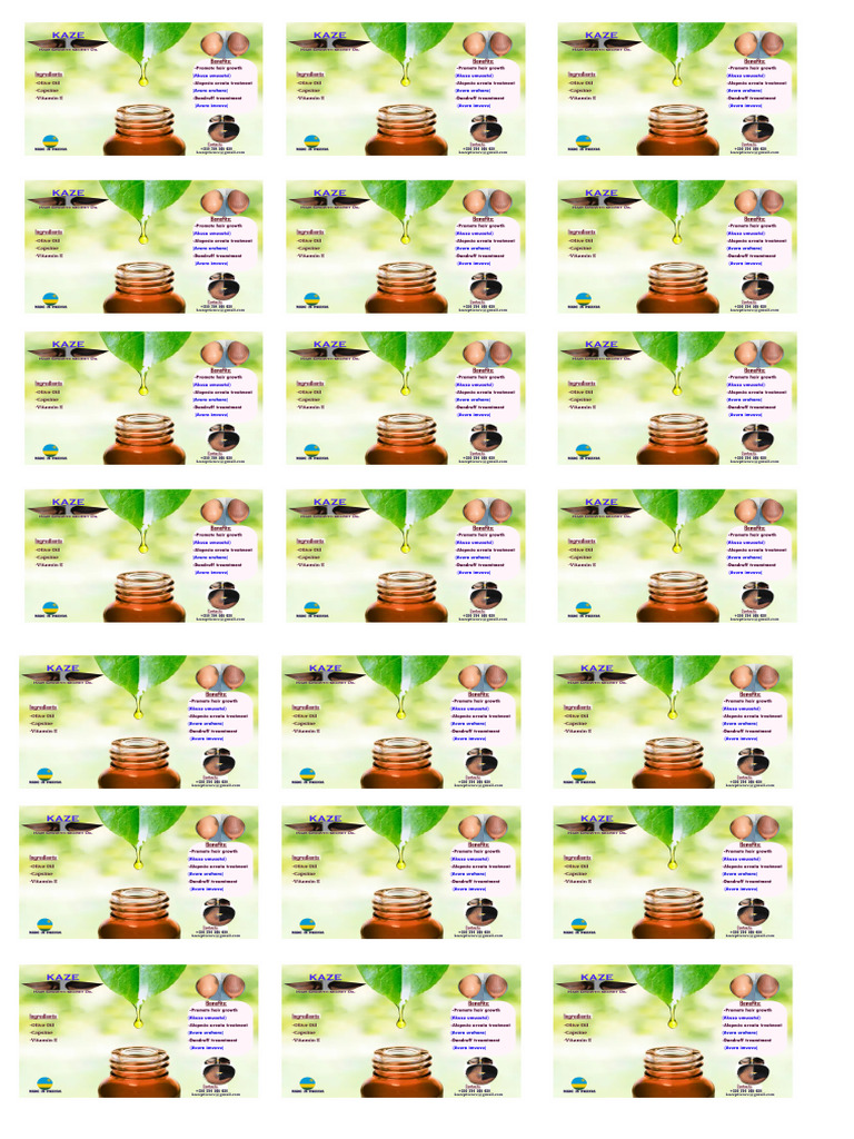 Kaze Secret Hair Growth | PDF