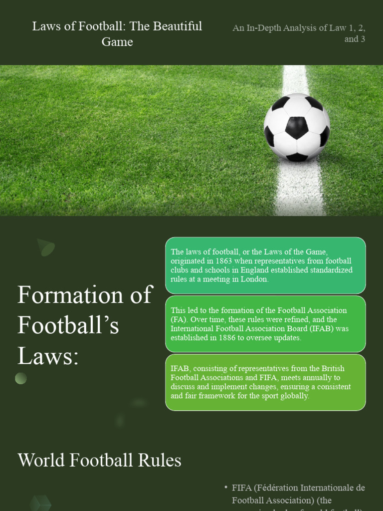 Football Laws: Field, Ball, Players Explained | PDF | Association ...